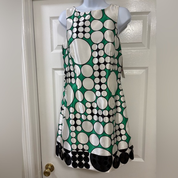 Democracy | Dresses | Democracy Shiny Mod Polka Dot Dress With Circular ...